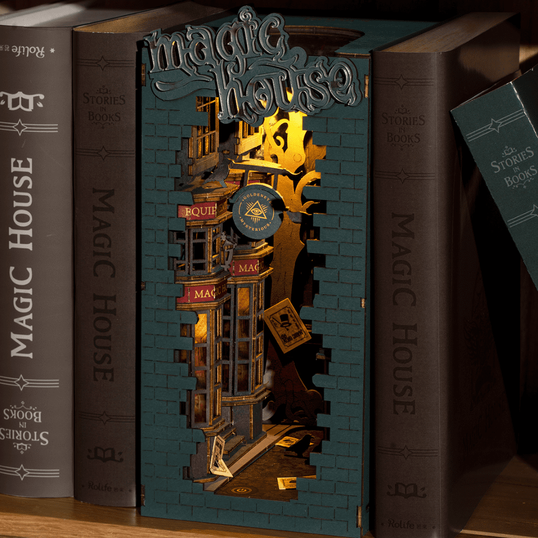 Magic House | DIY Book Nook | 3D Wooden Puzzles | NZ – School Of Ancient